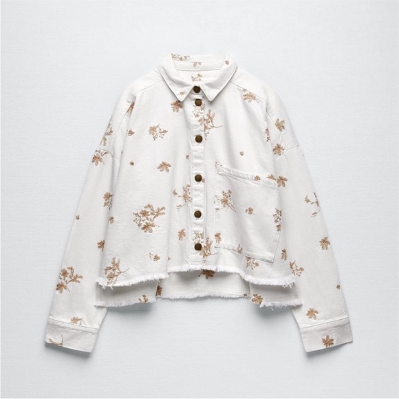 Zara | Jackets & Coats | Nwt Zara Embroidered Jacket | Poshmark